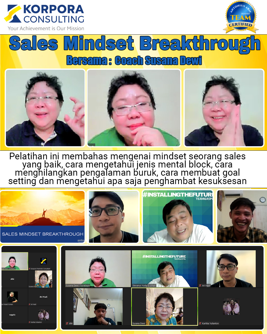 Sales Mindset Breakthrough - Nov 2023 - pelatihan, marketing, training ...